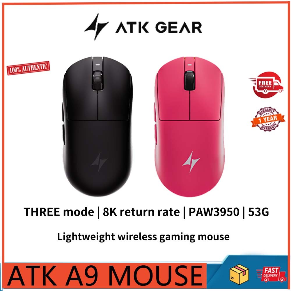 ATK Dragonfly A9 Lightweight wireless gaming mouse | Shopee Singapore