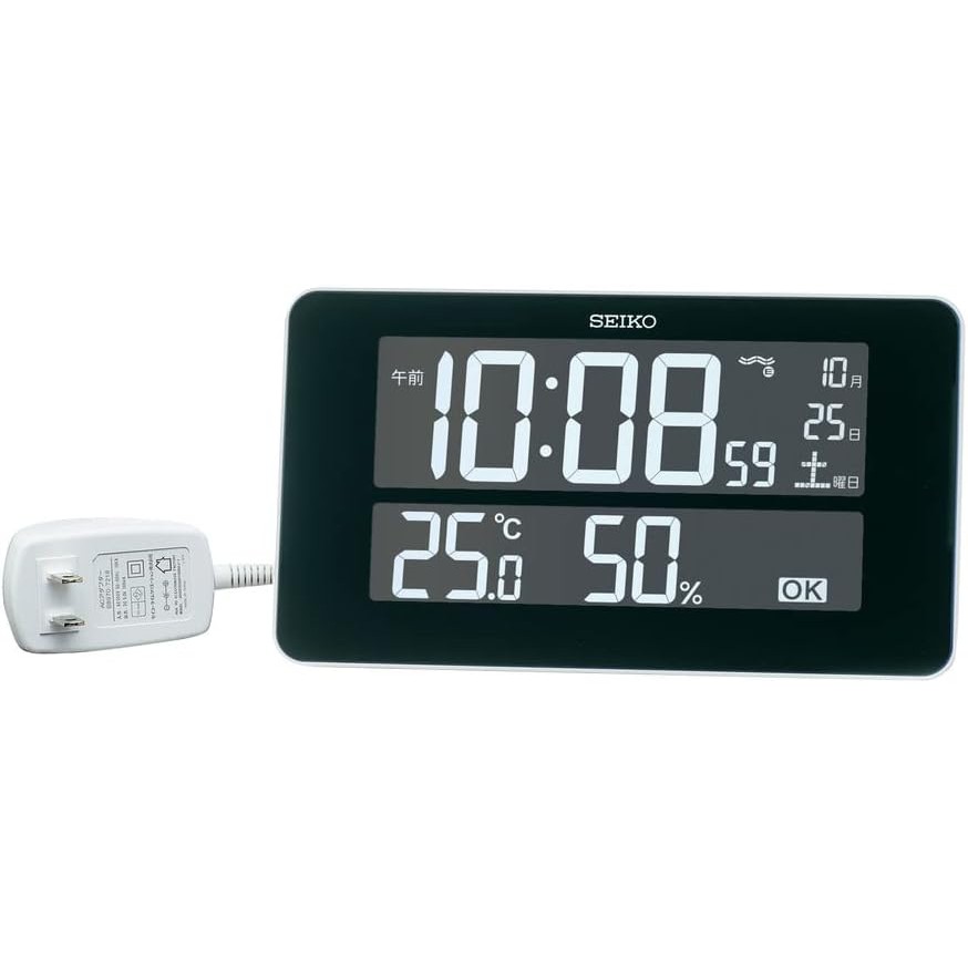 【Direct from Japan】Seiko Clock, Table Clock, Wall Clock, Radio, White ...