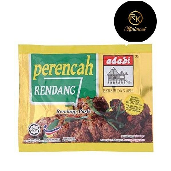 Adabi Rendang Paste Halal 120g | Shopee Singapore