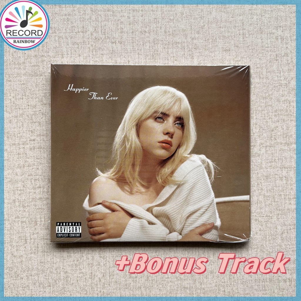 Billie Eilish Happier Than Ever +Bonus Track Original CD Album [Sealed ...