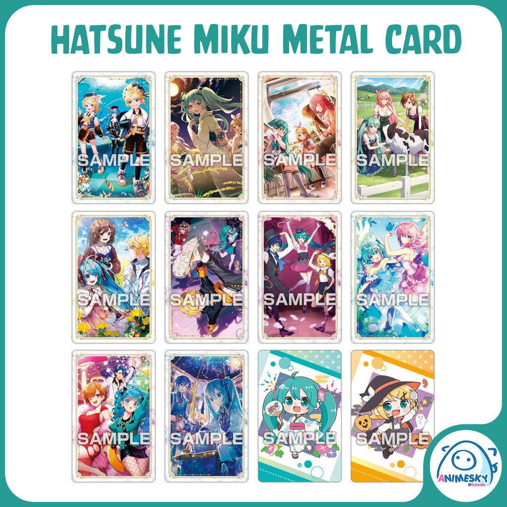 Genuine Hatsune Miku metal card dignity card Pack - Hatsune Miku ...