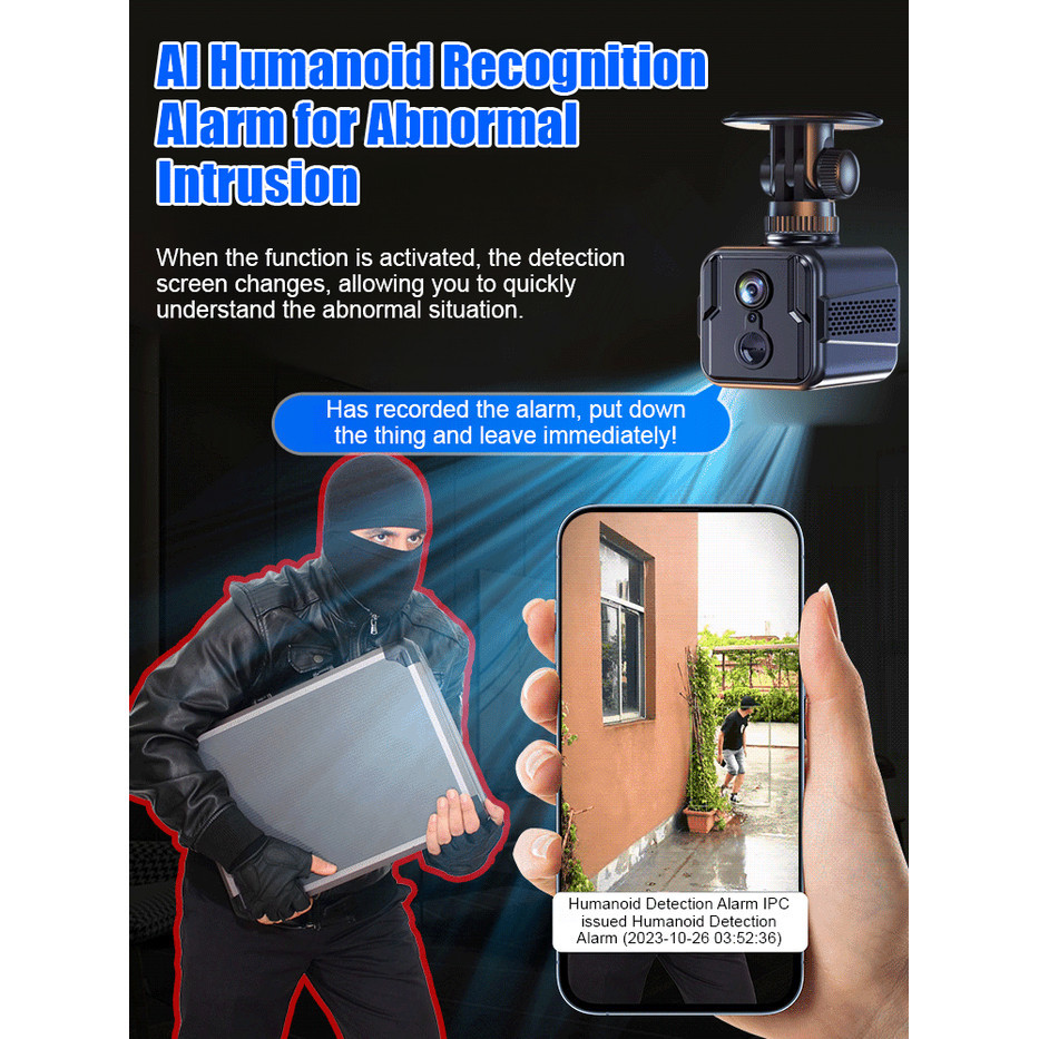 1080P HD IP Camera 4G Remote Intelligent Surveillance Camera WIFI Night ...