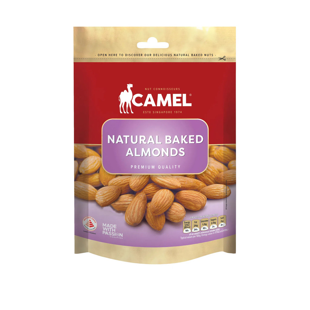 CAMEL NATURAL ALMOND BAKED 400GM | Shopee Singapore