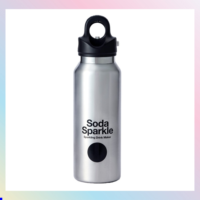SodaSparkle×REVOMAX2 Stainless Steel My Bottle 12oz SLIM 355ml MSB-SV ...