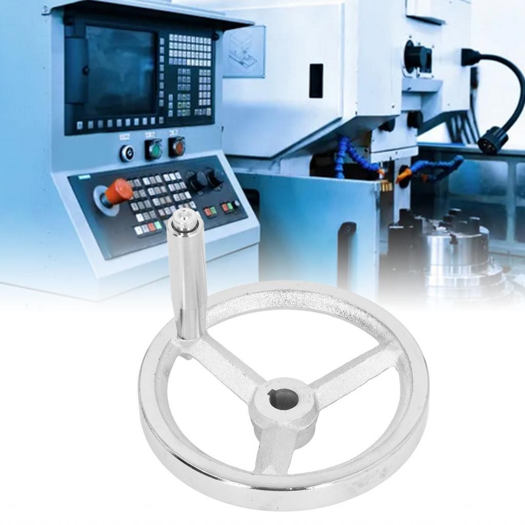 Supergoodsales Lathe Handwheel 16x160MM Cast Iron Chrome Plated Hand ...