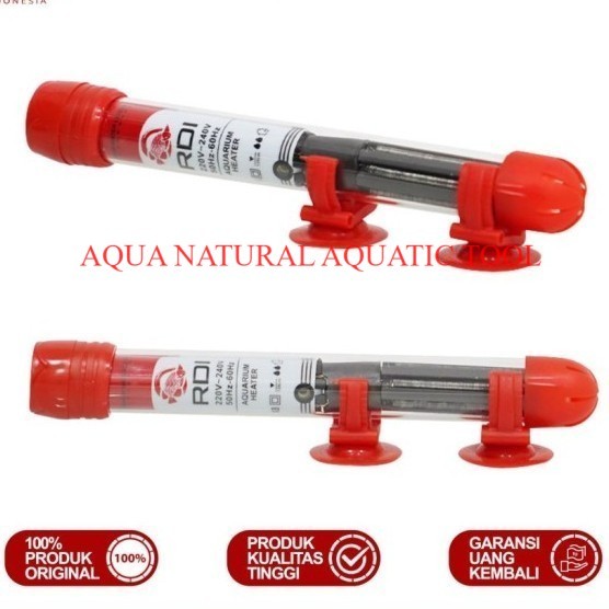 Aquarium water heater glass heater RDI RD WH RN 25 watt 50 watt 75 watt ...