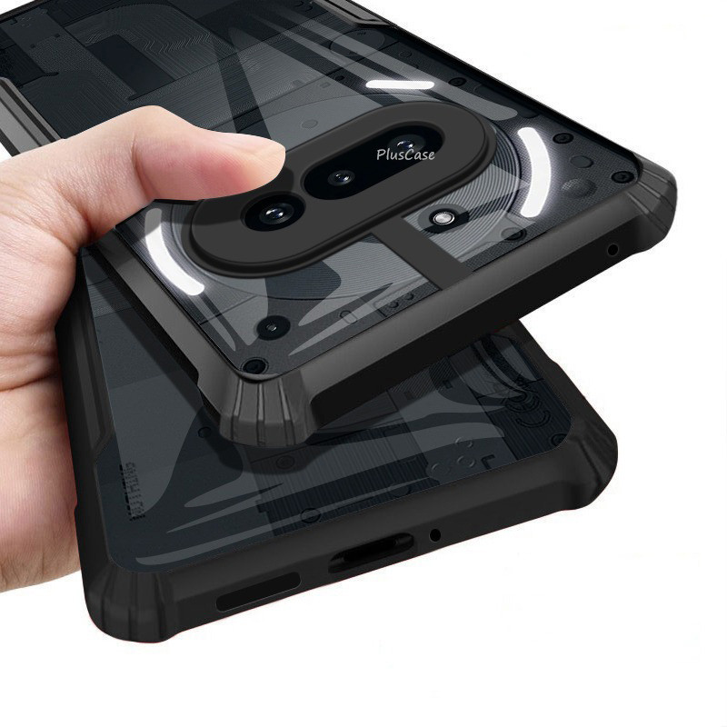 For Nothing Phone (3a) Hybrid Soft Silicon Shockproof Bumper & Hard PC ...