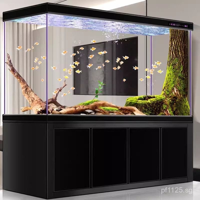 Aquarium Glass Screen2024Circulating New Fish Tank Self-Emptying Water ...