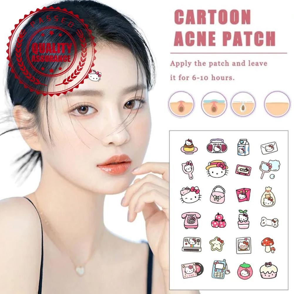 Cartoon Cat Acne Sticker Cute Mild And Non-irritating Sticker Acne Care ...