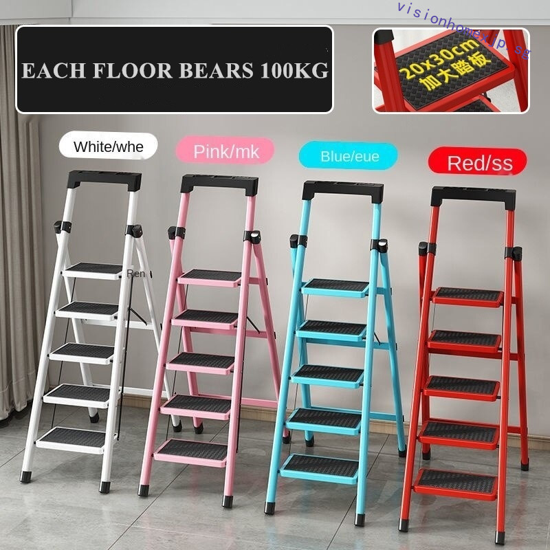 Foldable Step Ladder Platform Lift Multifunctional Large Pedal 3/4/5/6 ...