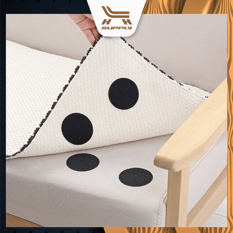 LH 5pcs Strong Self Adhesive Round Velcro Fastener Tape Nylon Sticker ...