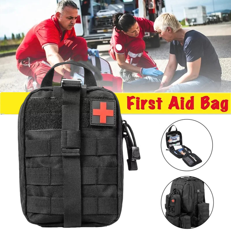 Medical Pouch Tactical First Aid Kit Outdoor Camping Emergency Survival ...