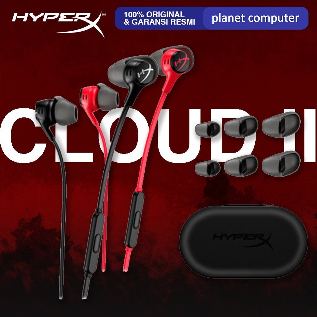 HyperX Cloud Earbuds II / Earbuds 2 | Gaming Earphones with Mic ...