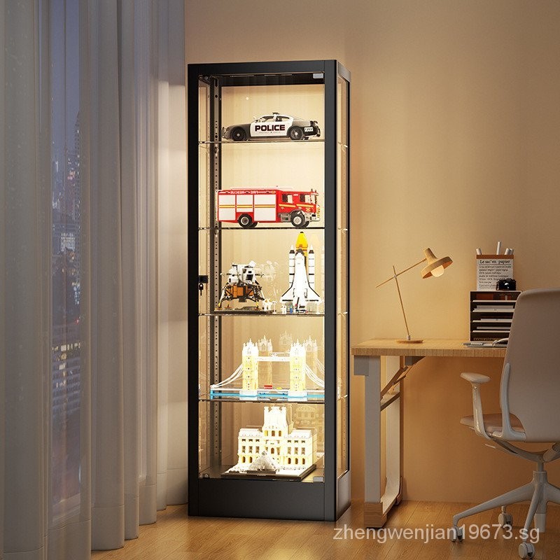 Hand-Made Display Cabinet with Light Glass Cabinet Transparent LEGO ...