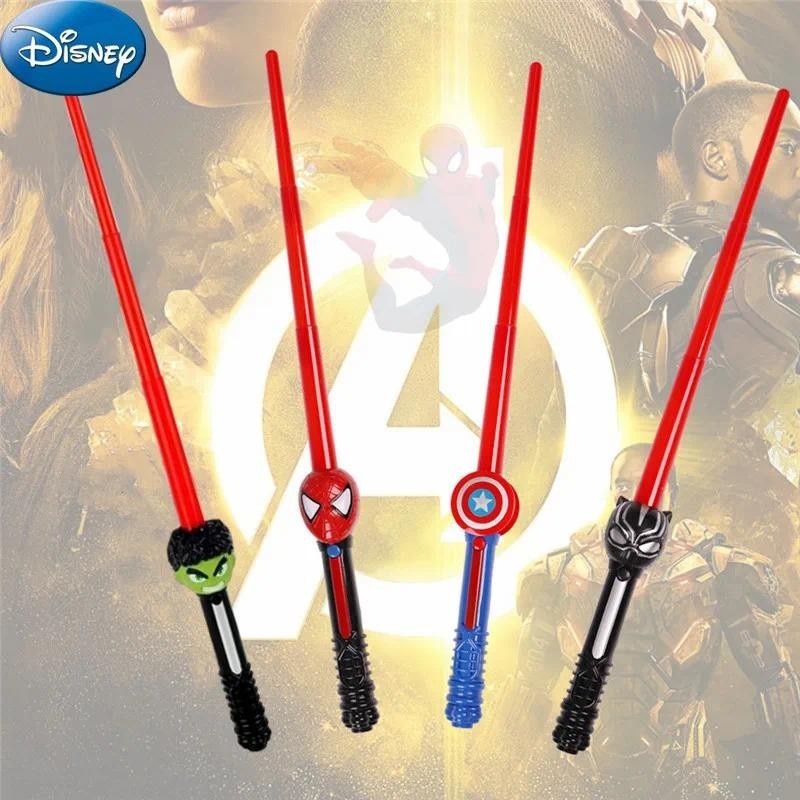 Marvel Anime Hulk Spiderman Children's Fluorescent Stick Toy Glowing ...