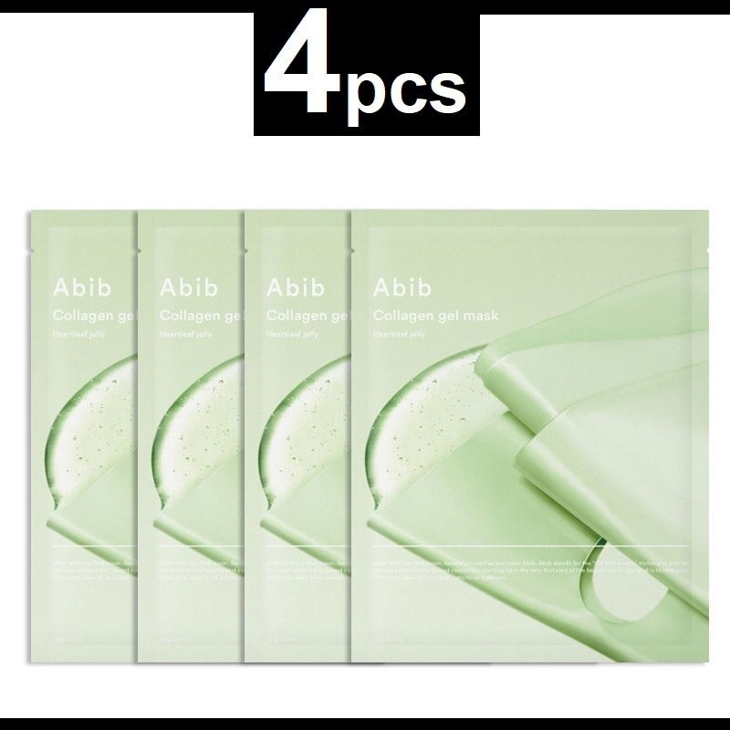 Abib Collagen Gel Mask Sheet Heartleaf Jelly 4P | Shopee Singapore