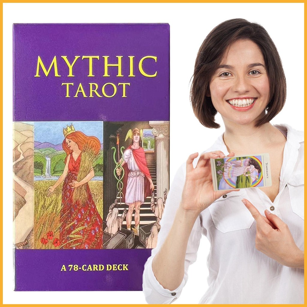 Tarot Cards Deck Party Board Deck 78-Sheet Tarot Cards Mythic Beginner ...