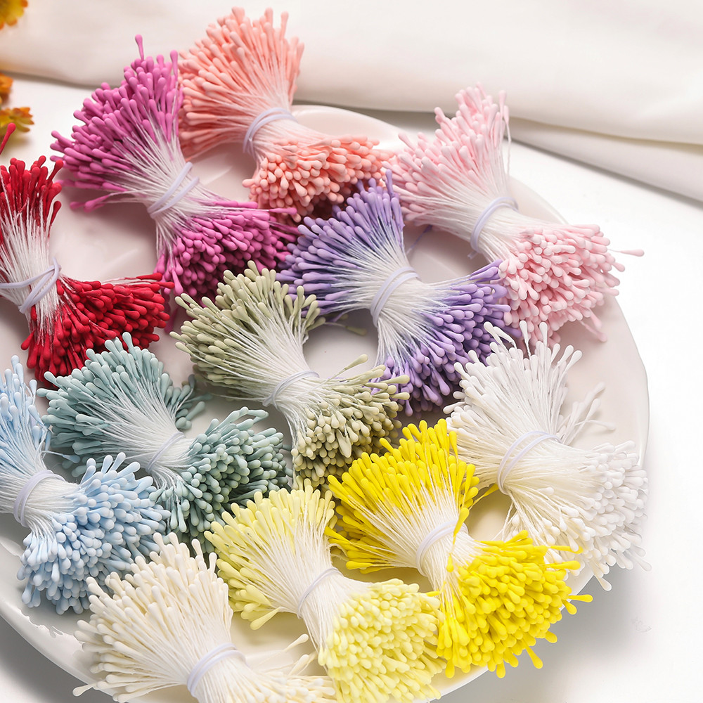 St. kunkka 400Pcs Matte Flower Core Bud 2 * 60mm Handmade Flower Bud ...