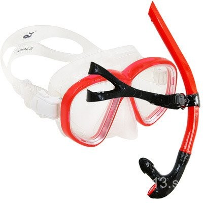 Whale Goggle and Snorkel Set Men's and Women's Diving Mask Swimming ...