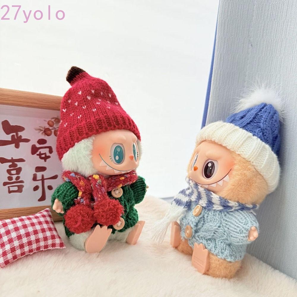 YOLO Labubu Doll's Clothes, Totoro Handmade Sitting Labubu Time Cloth ...