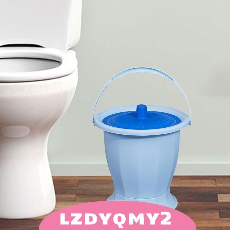 [Lzdyqmy2] Chamber Pot with Lid Urinal Urine Storage Pot Portable ...