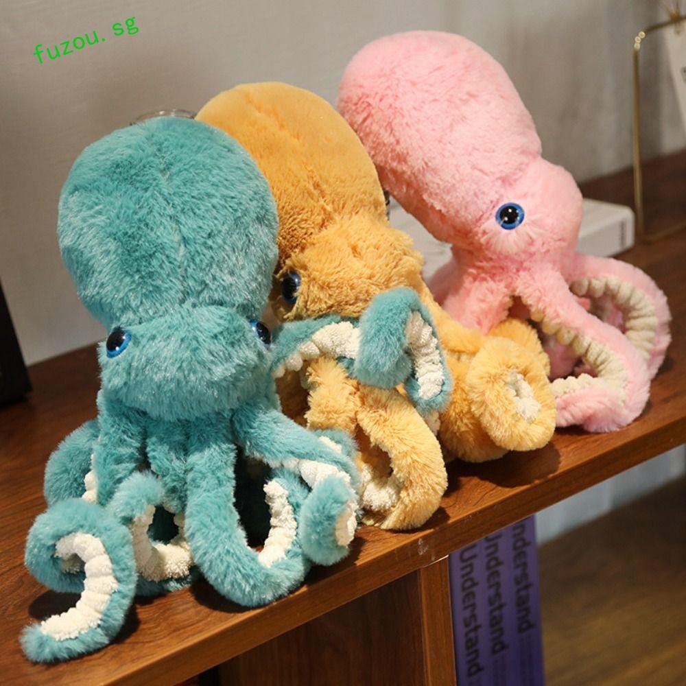FUZOU Octopus Stuffed Toys, Simulation Lifelike Octopus Plush Toys ...