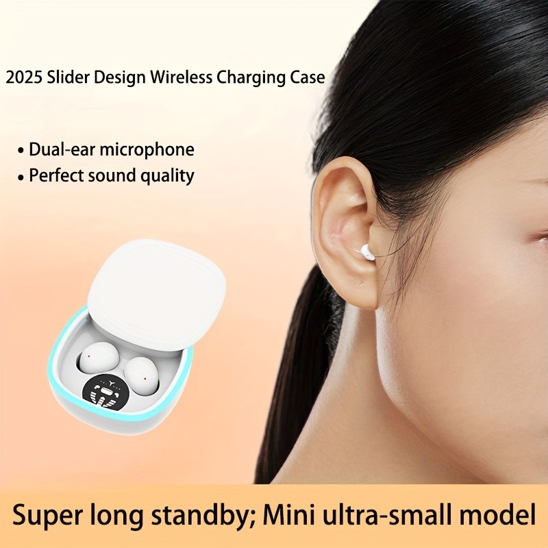 2025 Small Wireless Earbuds, Mini Invisible Compact Wireless Sports ...
