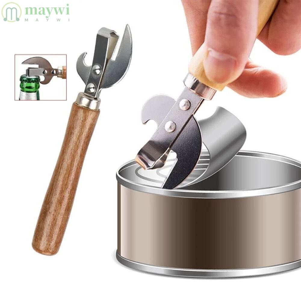 MAYWI Stab Can Opener, Safe Traditional Tin Opener, Hot Stainless Steel ...
