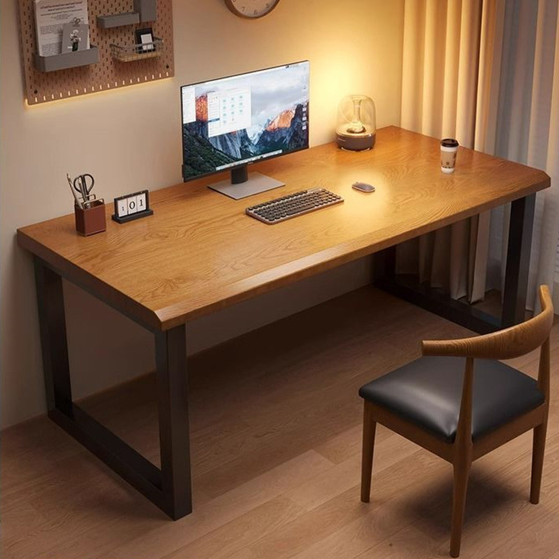 Ko Computer Desk Work Table Solid Wood Computer Desk, Desktop, Home ...
