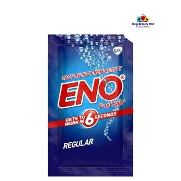 Eno Regular Digestive Fruit Salt Fast Relief from Acidity 30 Sachets 5g ...