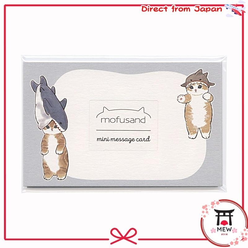 Mofusand Mini Message Card [Shark] Cat Card Cute Mofusand F06- | Shopee ...