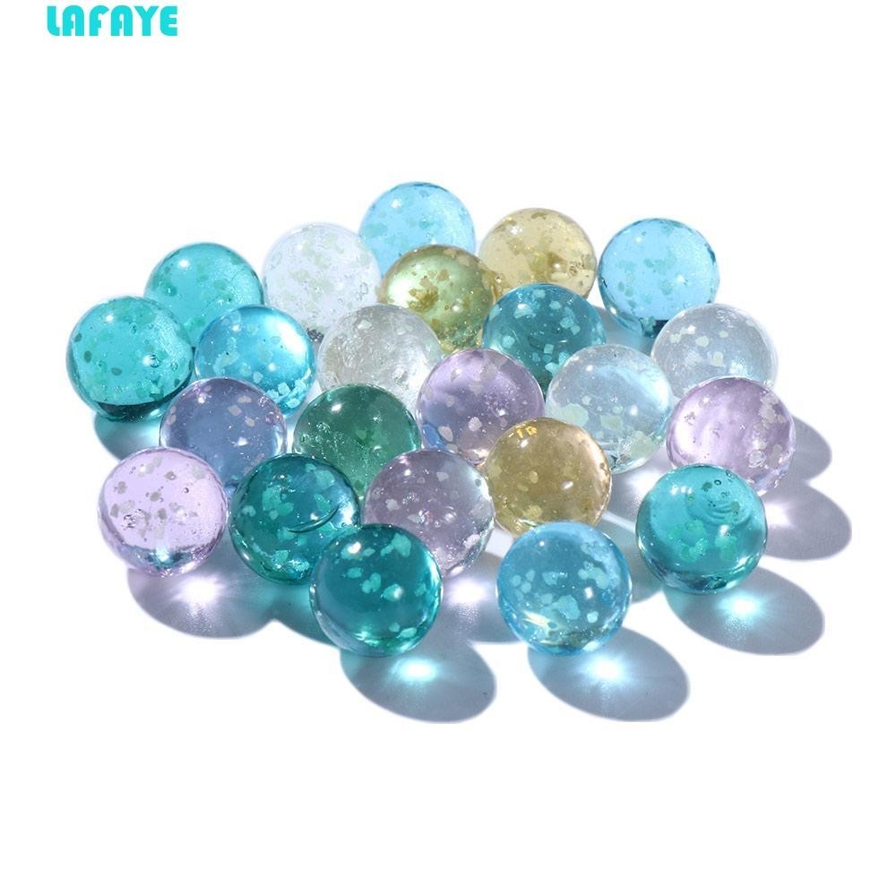 LAFAYE Glass Marbles Glow in The Drak Cream Console Game Vase Filler ...