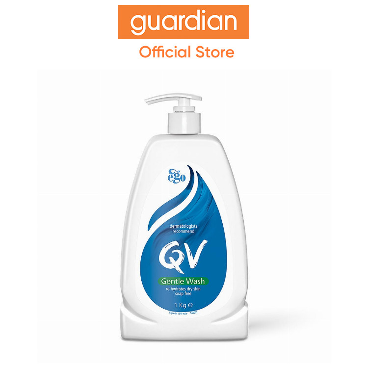 QV Gentle Wash for Sensitive Skin Soap-Free Cleanser, 1kg | Shopee ...