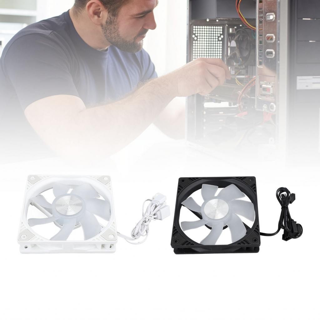 Seashorehouse Bearing Case Fan 53CFM Airflow Low Noise 12V Rated ...