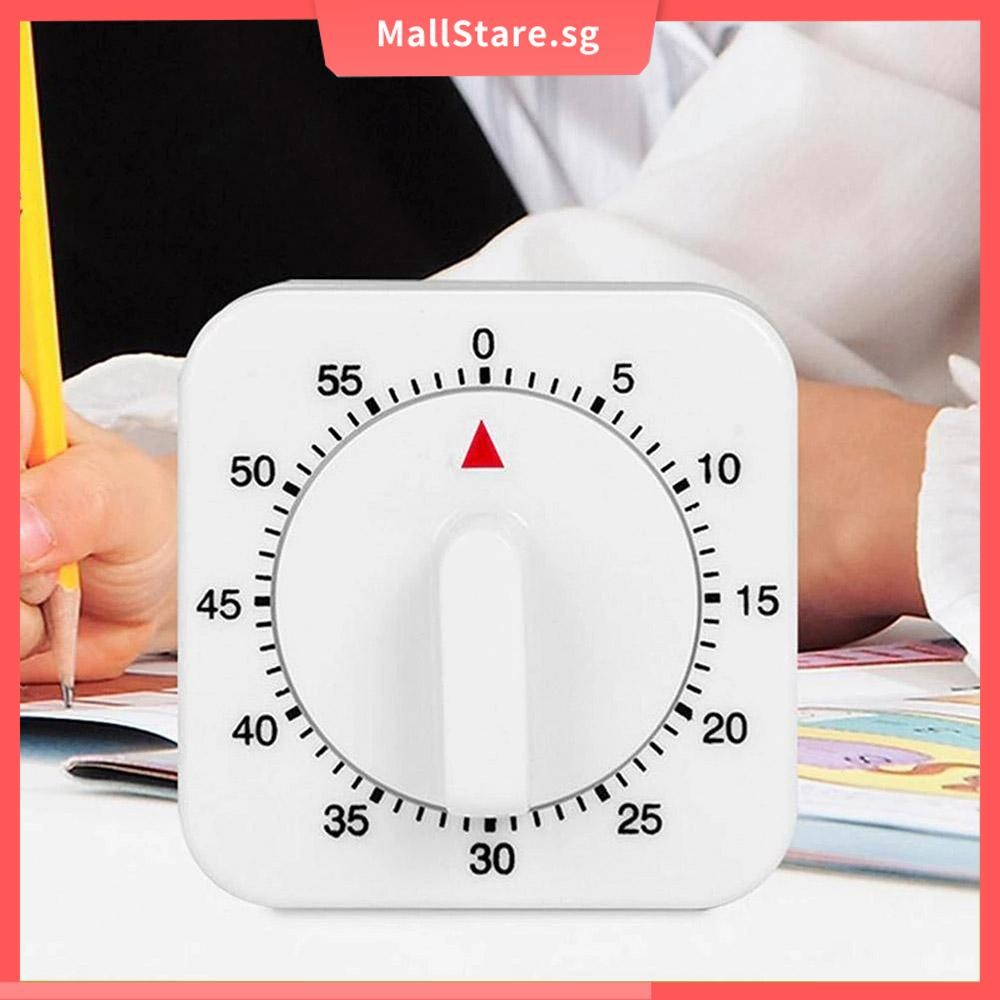 60 Minute Wind up Mechanical Alarm Timer Countdown Clock Alarm Bell ...