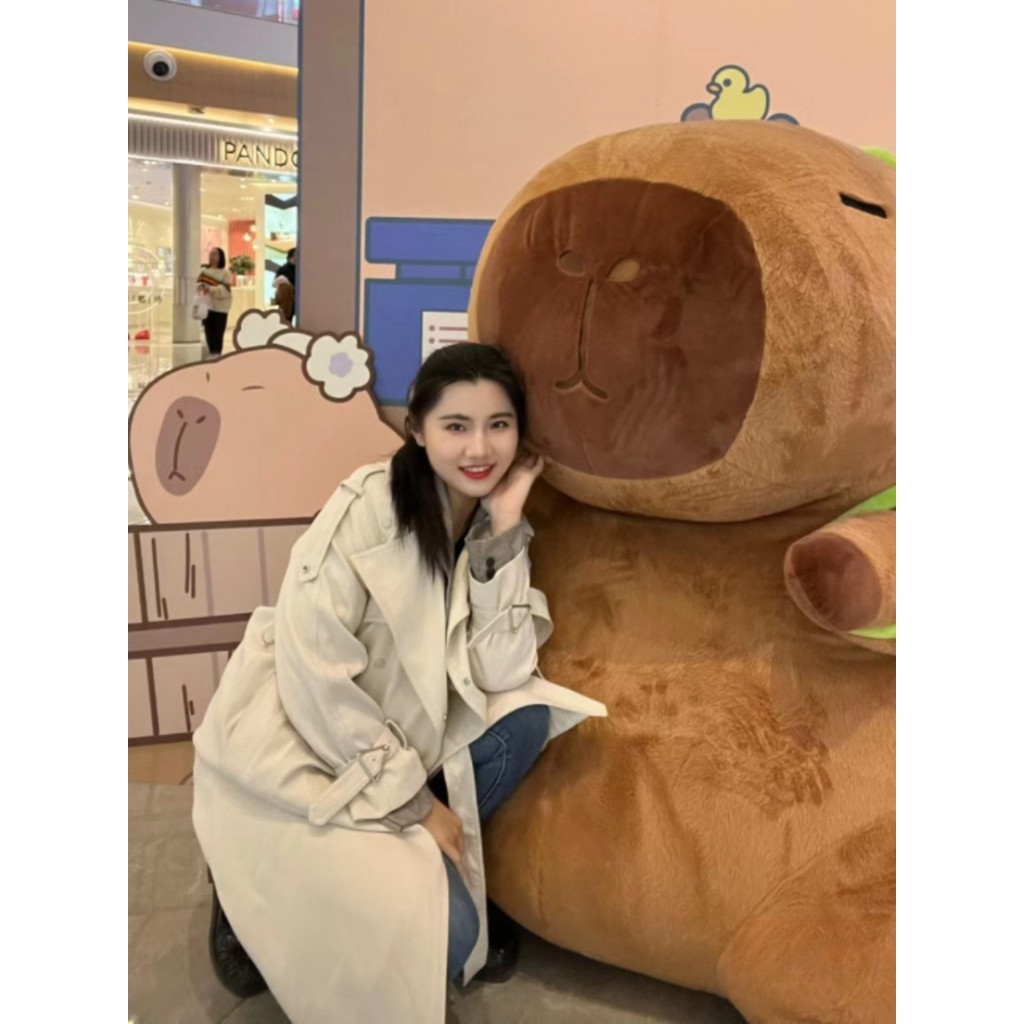 Capybara Plush Toy Extra Large Giant Snotty Girl Doll Gift Capybara ...