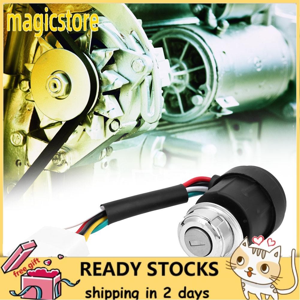 Magicstore Ignition Starter Switch 5 Wire Base Key Replaces Air-Cooled ...
