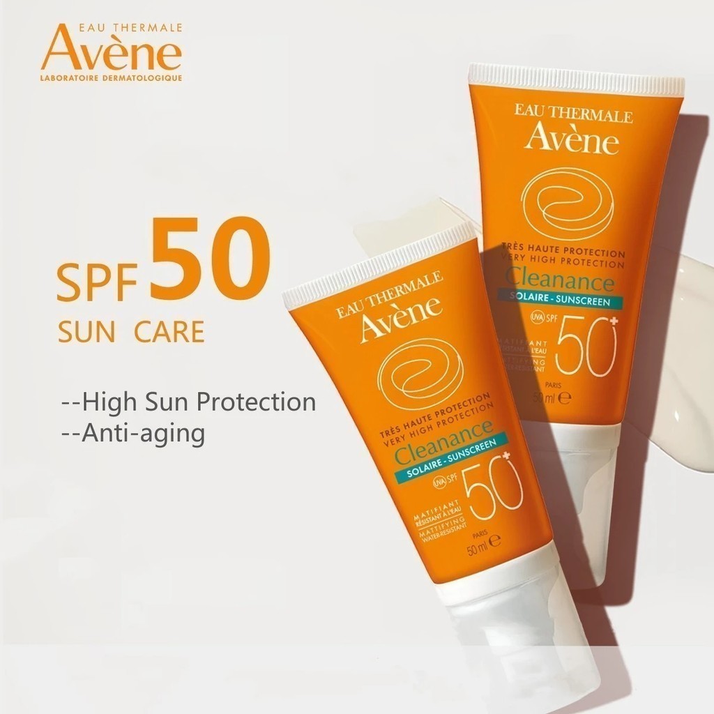 Avene Eau Thermal Ultra Light Fluid SPF50+ Avene Cleanance Solaire ...