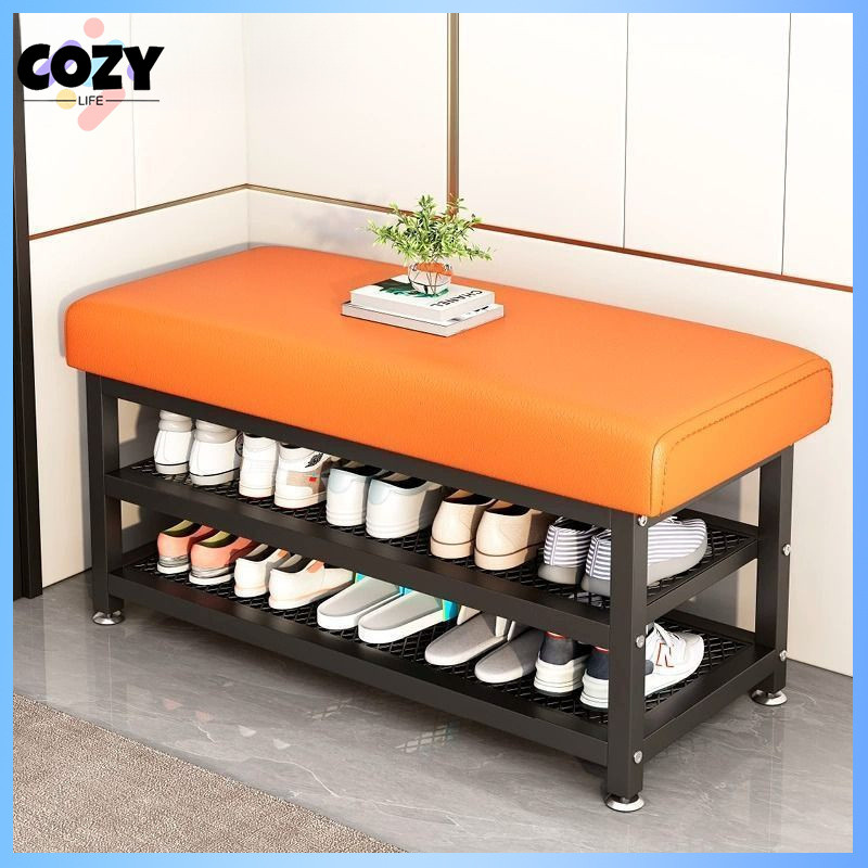 Shoe changing stool home entrance living room shoe wearing stool ...