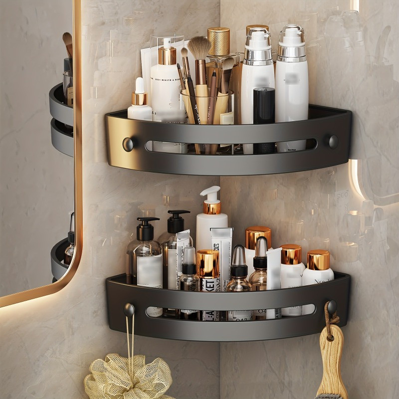 1 Corner Shower Rack, Sticky Shower Corner Tidying Rack, No Drilling ...