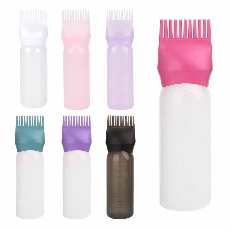 Hair Dyeing Tools Shampoo Bottles with Scales Squeeze Oil Bottles ...