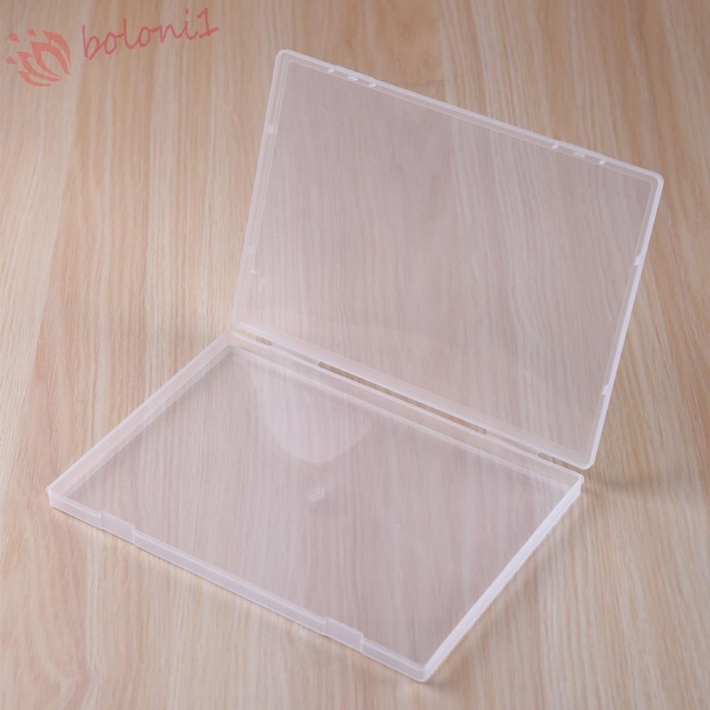 [READY STOCK] Rectangular Plastic Clear Storage Box, Container Case ...