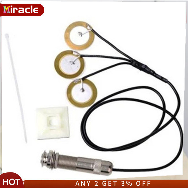 MIRACLE Musical Instruments Pickups Professional Piezo Contact ...