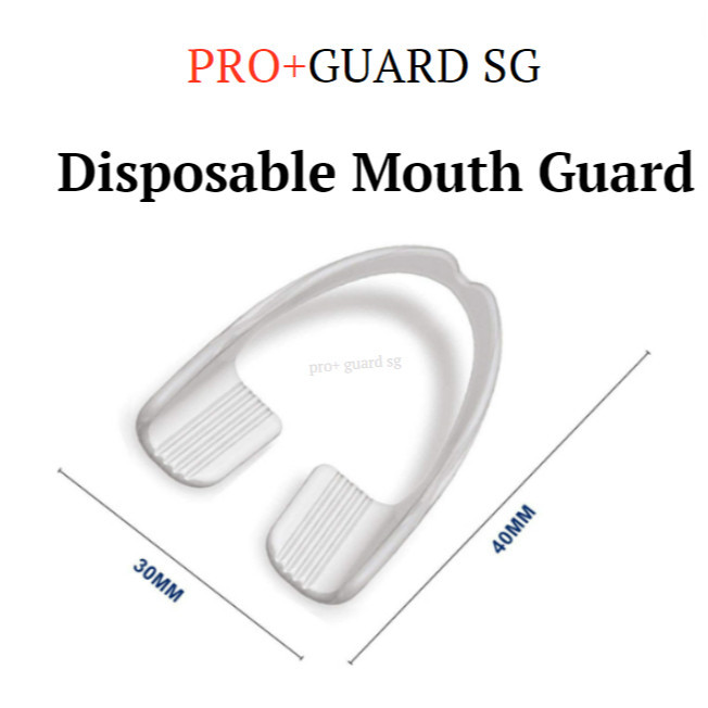 [SG SELLER] 1pc Disposable Ready-Fit Mouth Guard Anti Teeth Grinding ...