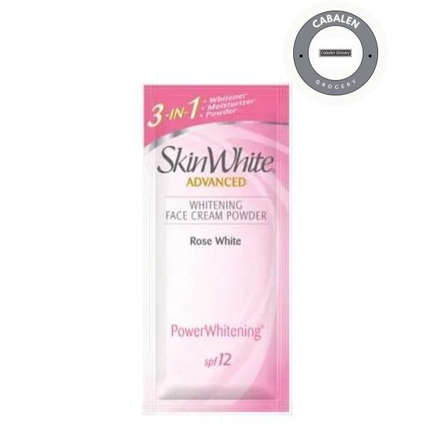Skin White Advanced Whitening Face Cream Powder Rose White 7g | Shopee ...