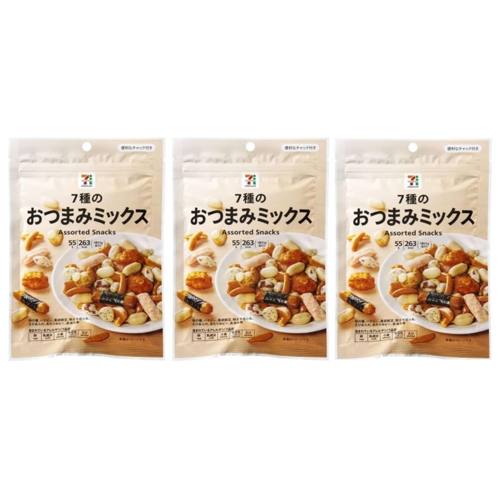 Japan 7-Eleven Snack Mix 3 Bag Set Mixed Sweets Seven Premium _20240830 ...