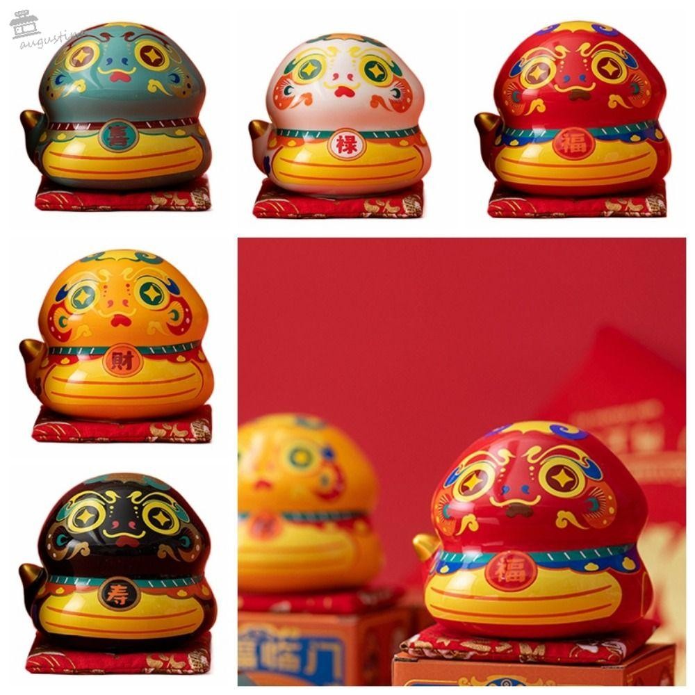 AUGUSTINA Ceramic Snake Piggy Bank, Cute Cartoon Snake Money Box, Money ...