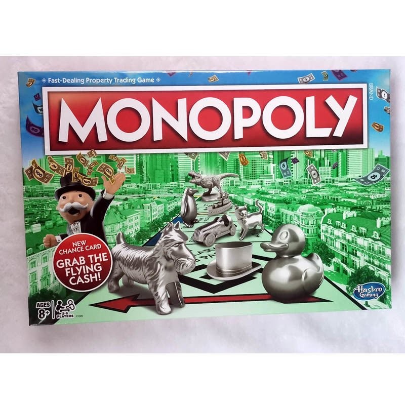 English Version-Monopoly MONOPOLY Real Estate Enjoy Classic Board Game ...