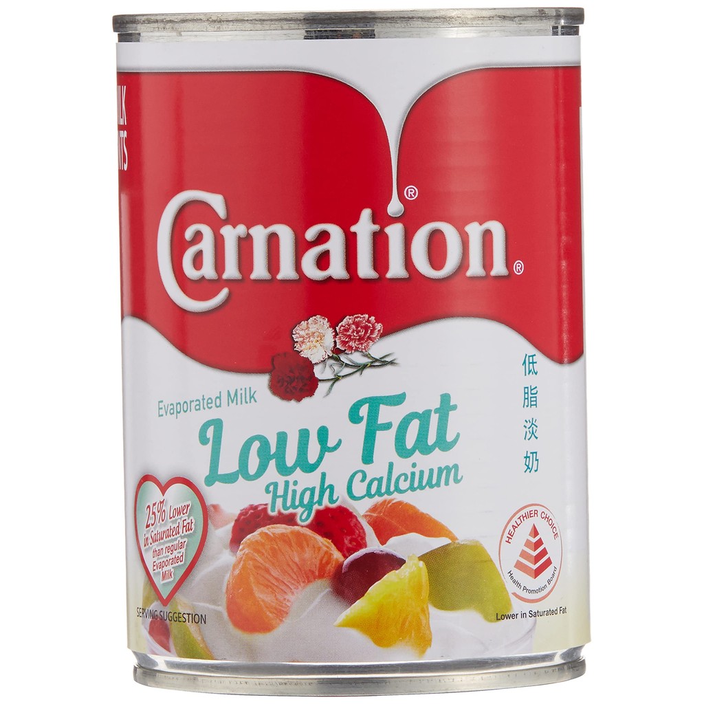 CARNATION LOW FAT EVAPORATED 405G | Shopee Singapore
