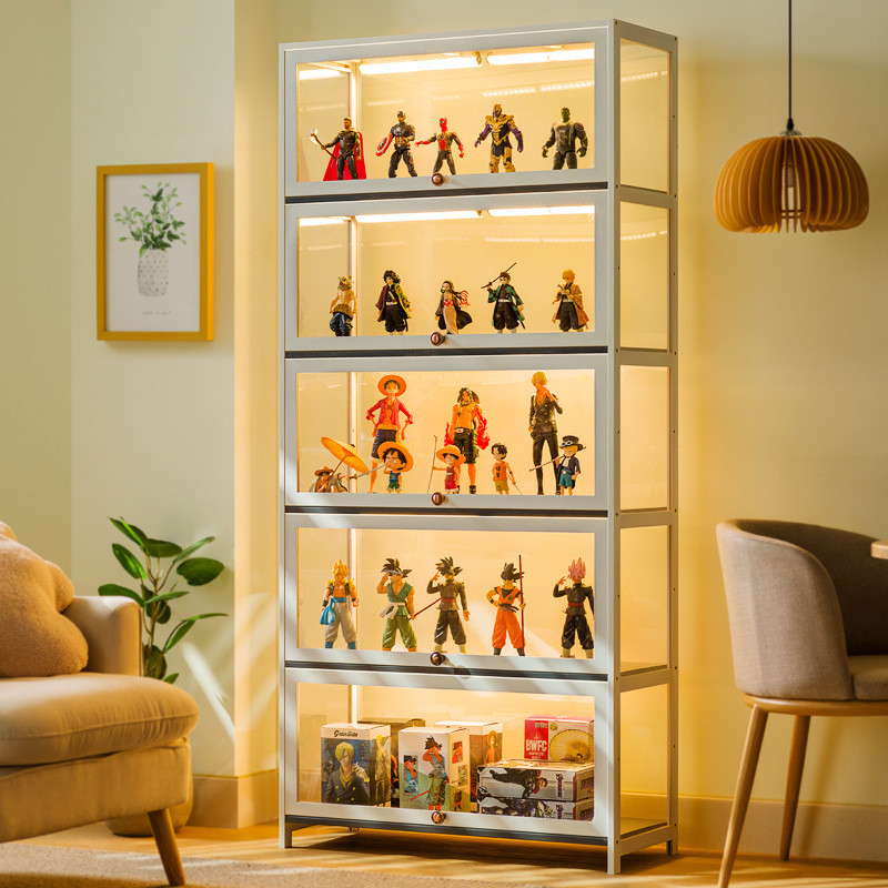 Display Cabinet for Figurines, Floor-standing Simple Modern Living Room ...